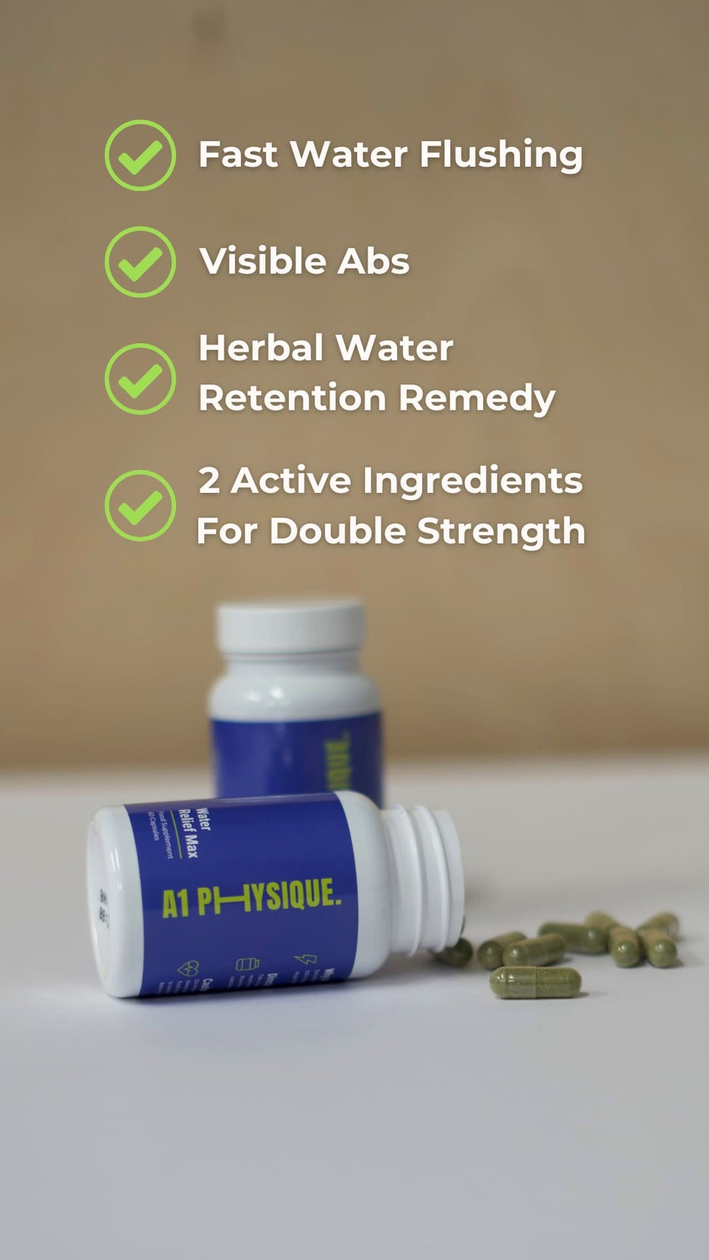 Strong Water Retention Tablets | Fast Acting Water Stripping – A1 Physique